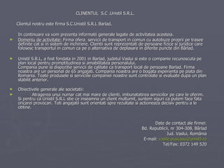 Prezentare solutie database Dagiboga | PPT