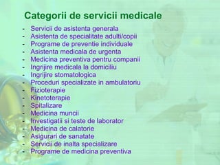 Prezentare Targ Oferte Medicale | PPT