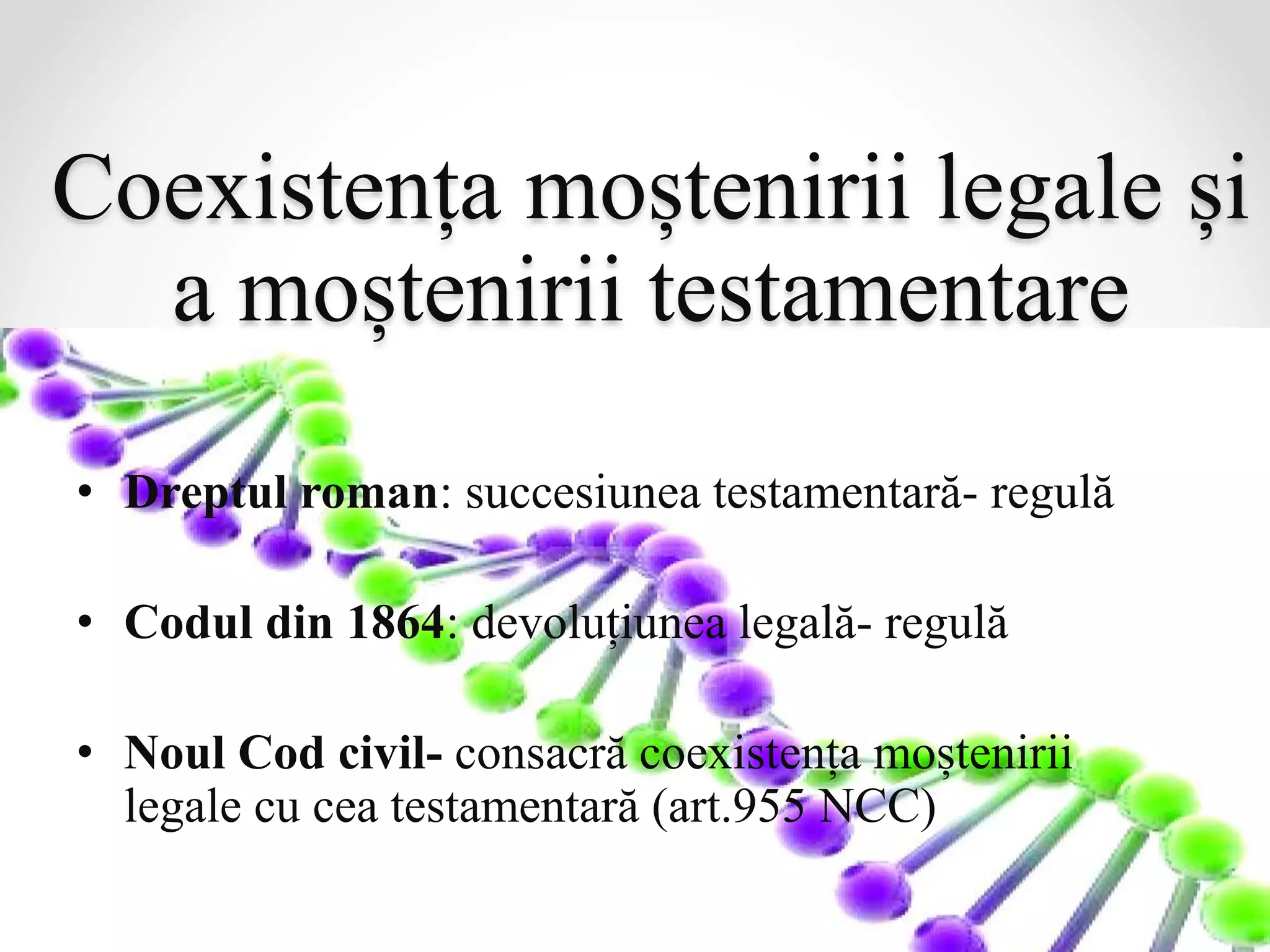Prezentare testament | PPTX