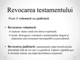 Prezentare testament | PPTX