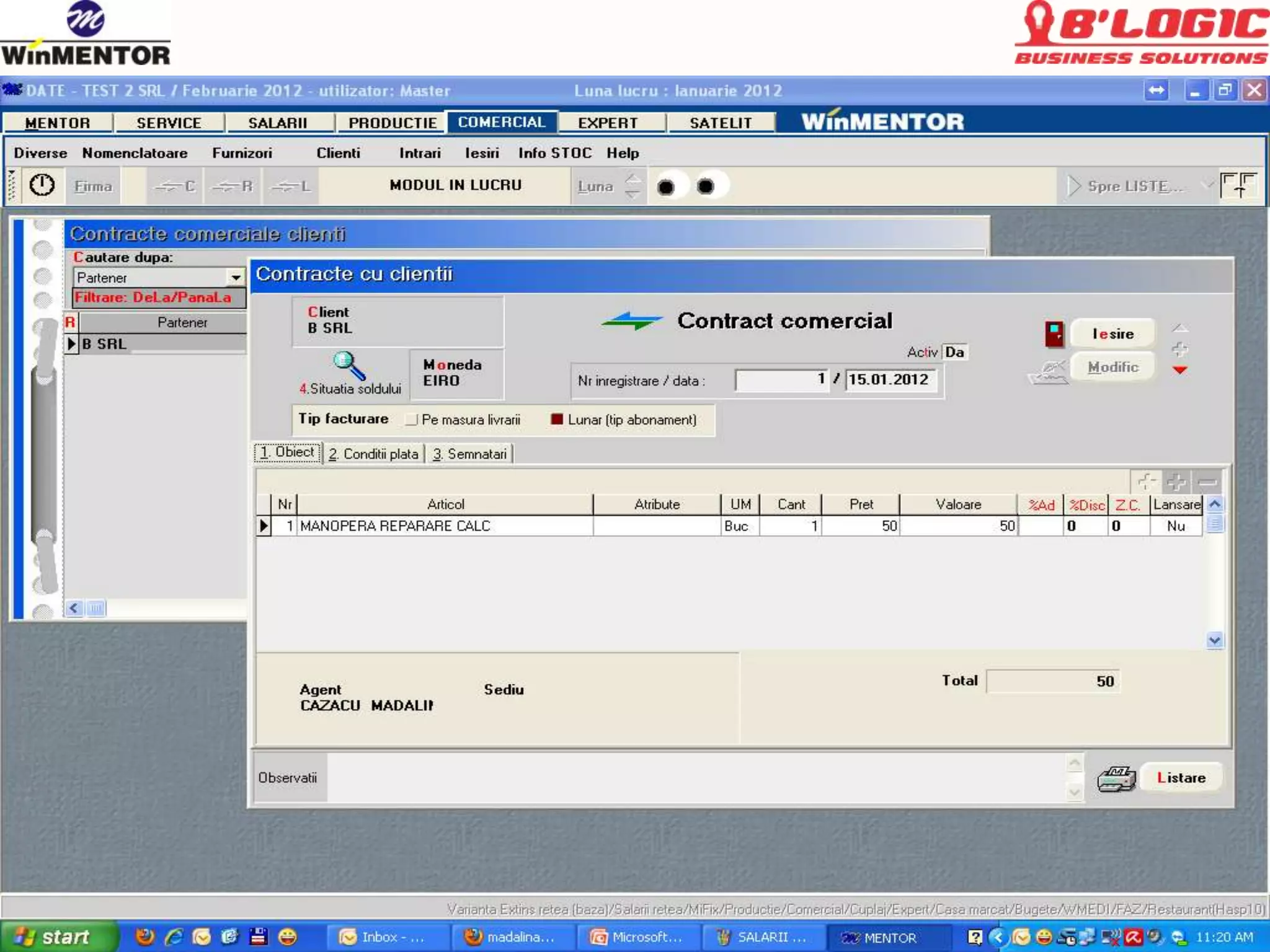 Prezentare generala WinMENTOR | PPSX