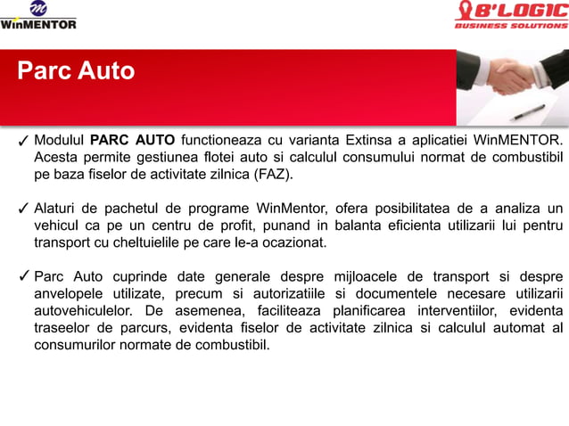 Prezentare generala WinMENTOR | PPSX