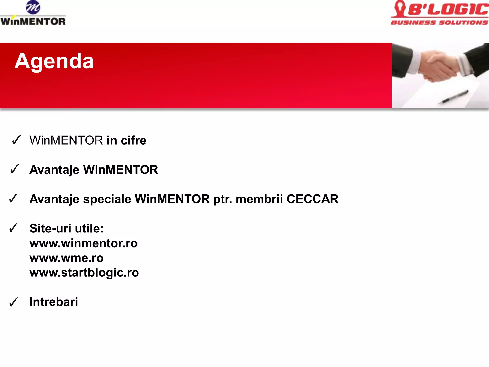 Prezentare WinMENTOR CECCAR | PPT