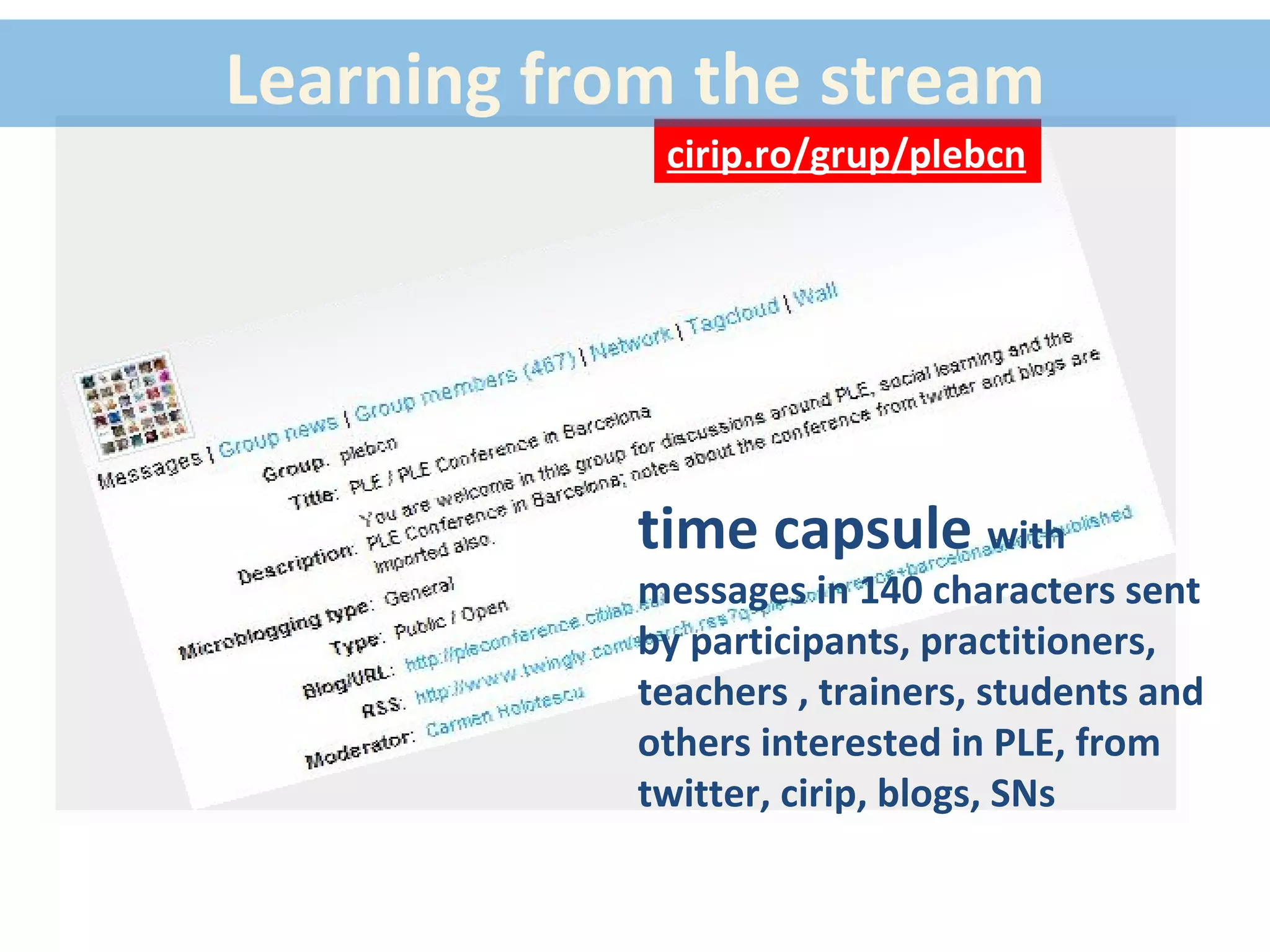 Building Personal Learning Environments on Microblogging Platforms ...