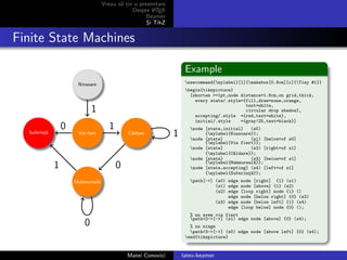 Prezentari cu LaTeX si clasa Beamer (lightning talk) | PDF