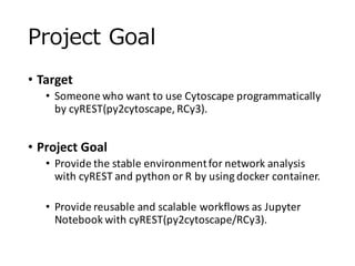 Creating basic workflows as Jupyter Notebooks to use Cytoscape ...
