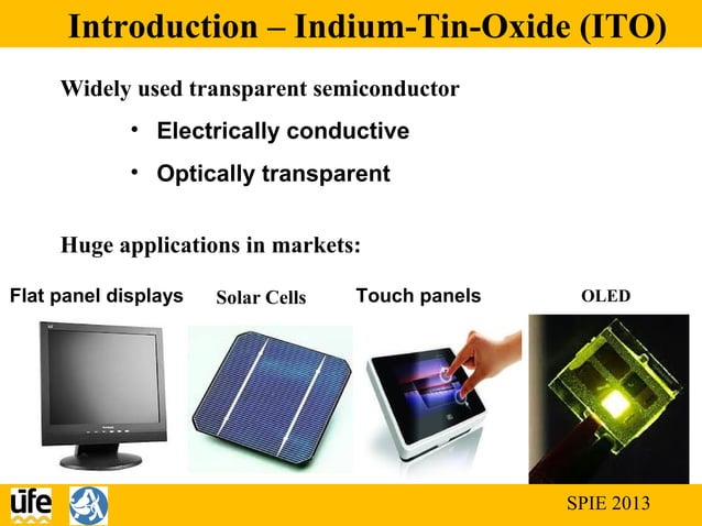 Special optical fibers and fiber capillaries coated with Indium-Tin ...