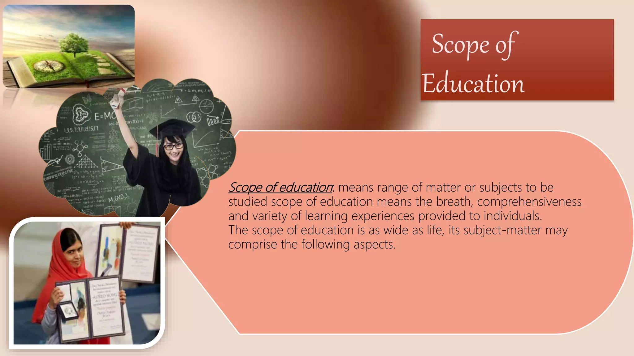 Nature and Scope of Education | PPTX
