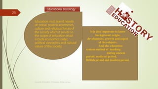 Nature and Scope of Education | PPTX