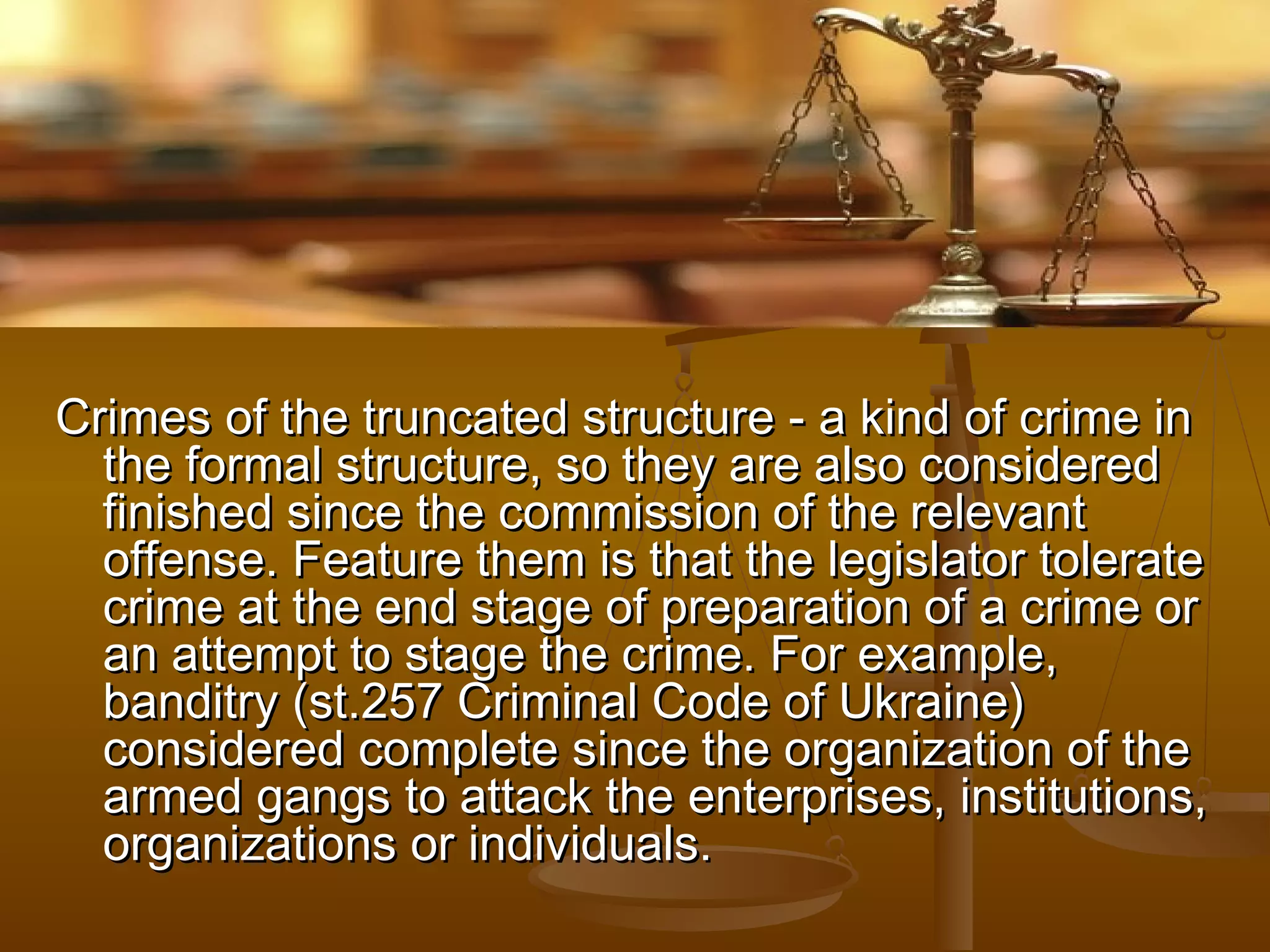The concept, characterisitics and types of the crimes | PPT