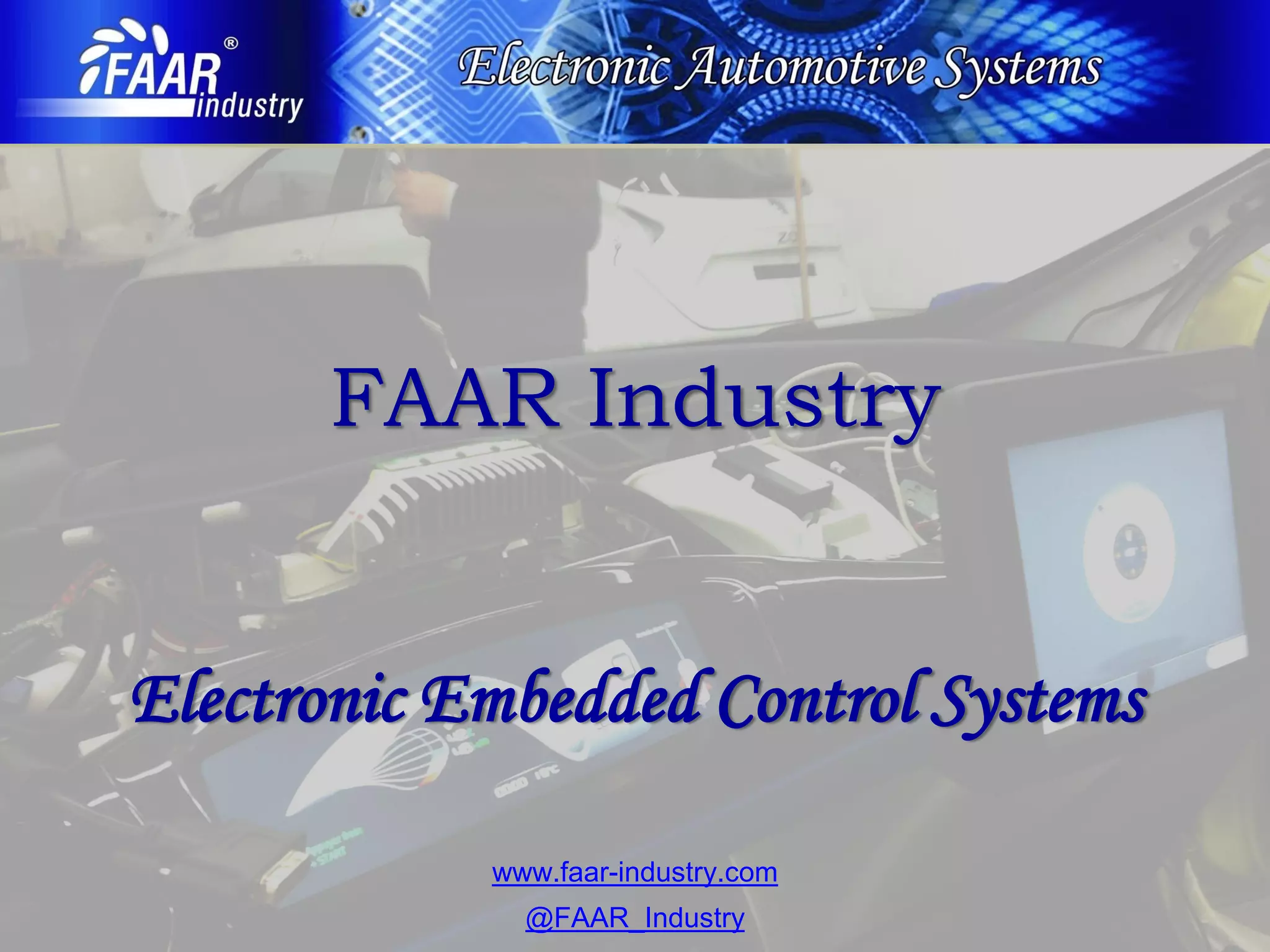 FAAR Industry activities' presentation | PPT