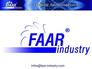 FAAR Industry activities' presentation | PPT