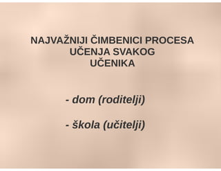 Suradnja roditelja i škole | PDF