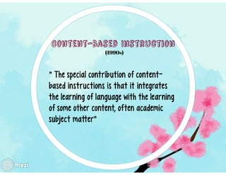 Content- Based Approach- Participatory Approach | PPT