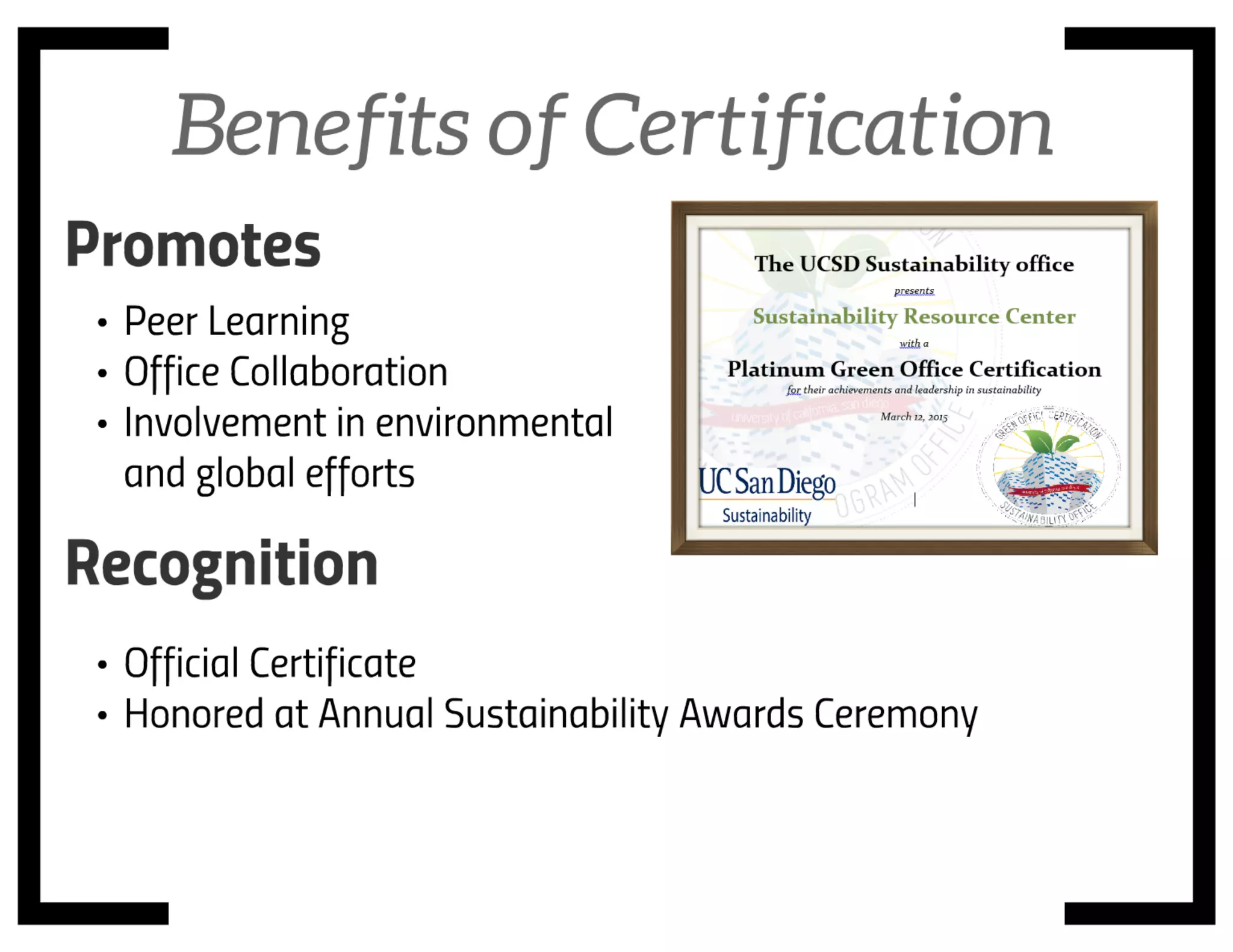 Green Office Certification (GOC) Program Presentation | PDF