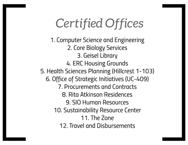 Green Office Certification (GOC) Program Presentation | PDF