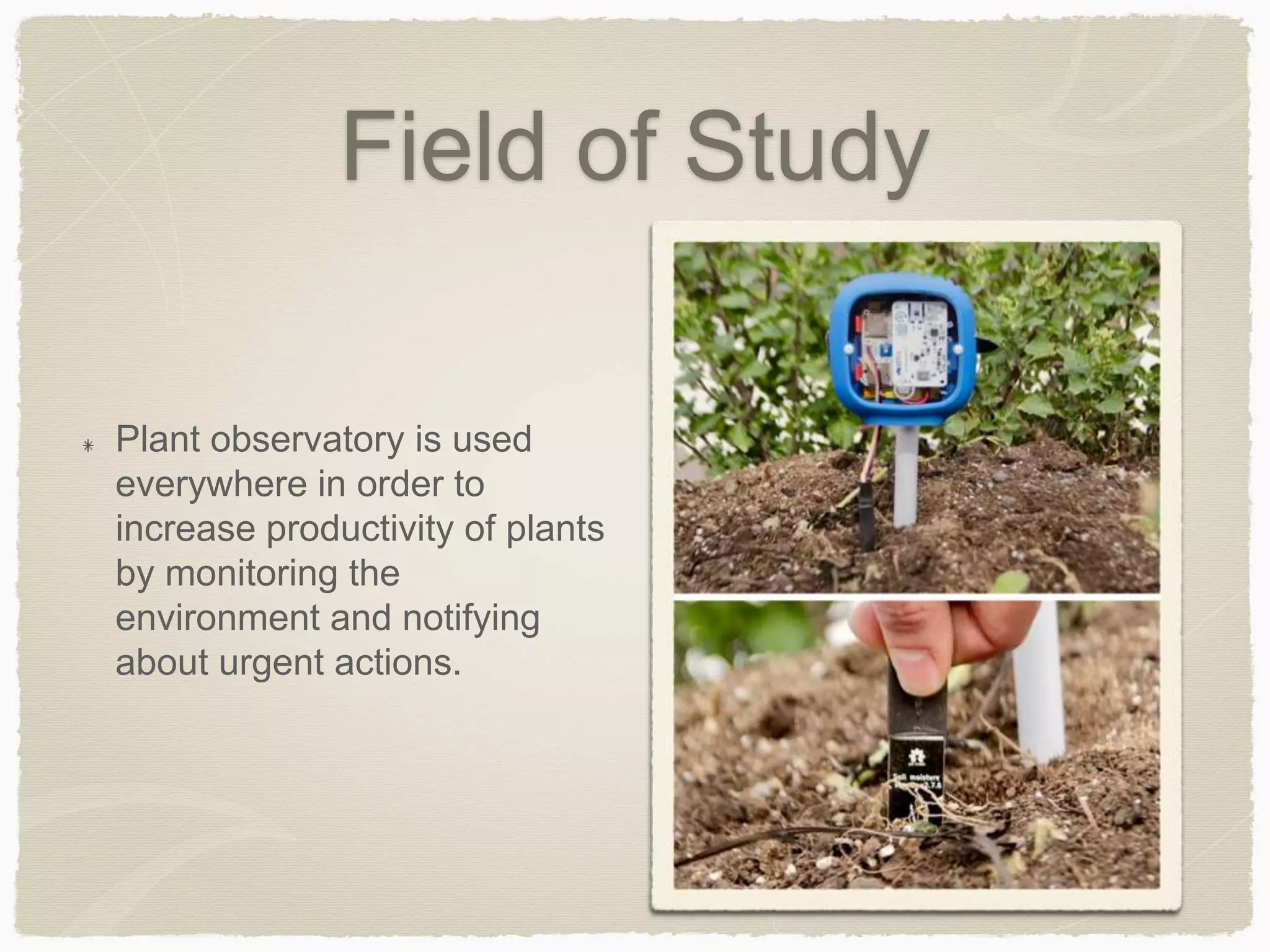 Plant observatory | PPT