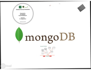 MongoDB Security - Tarbiat Modares University | PPT