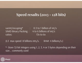 SIMD Compression and the Intersection of Sorted Integers | PPT
