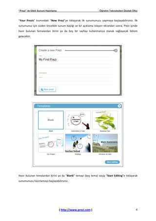 Prezide etkili sunum hazırlama | PDF