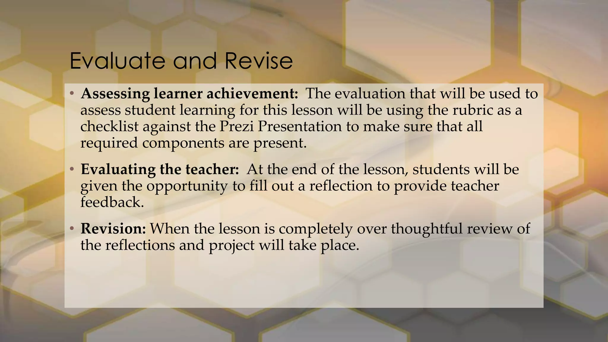 Prezi lesson plan | PPT