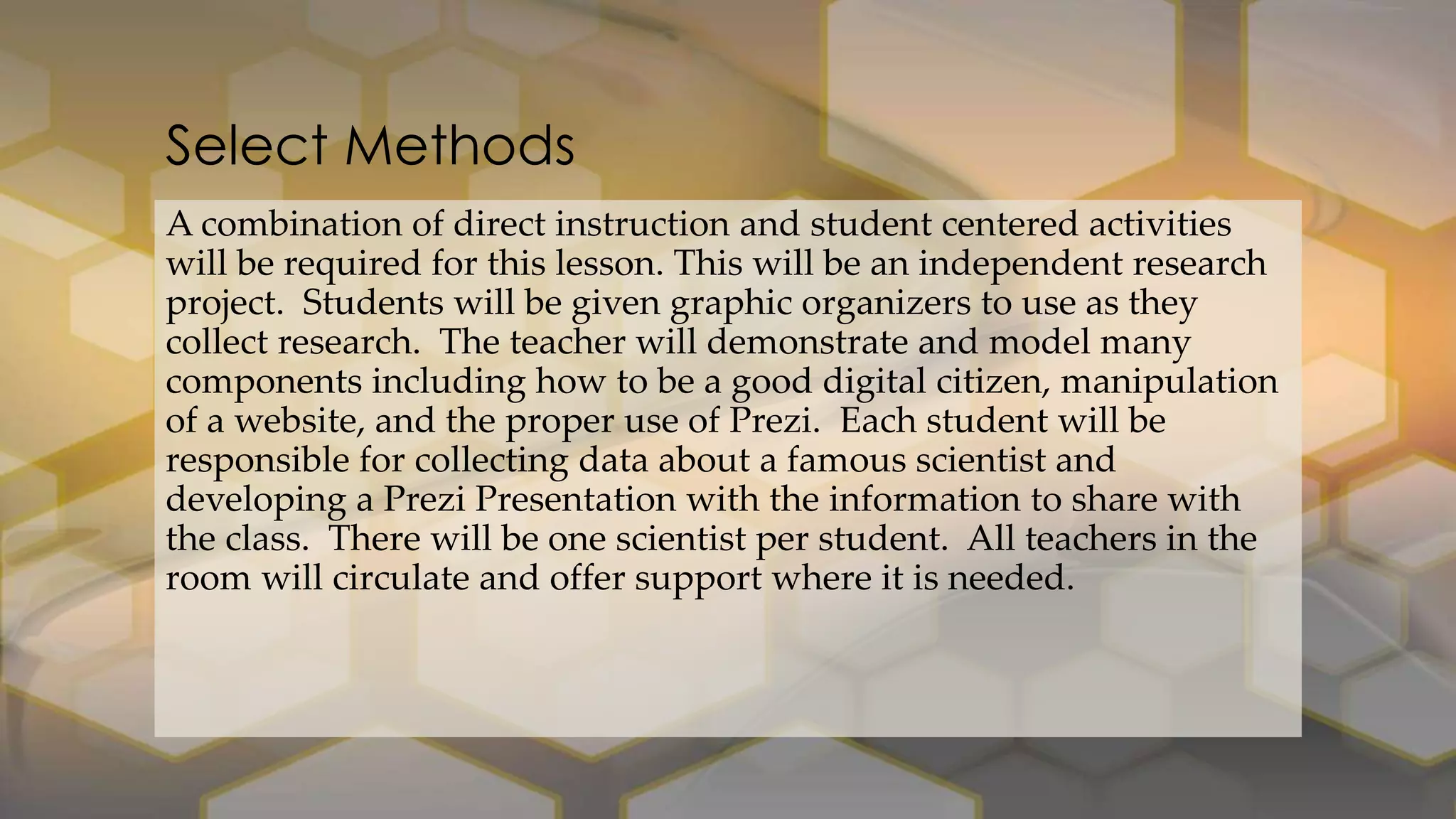 Prezi lesson plan | PPT