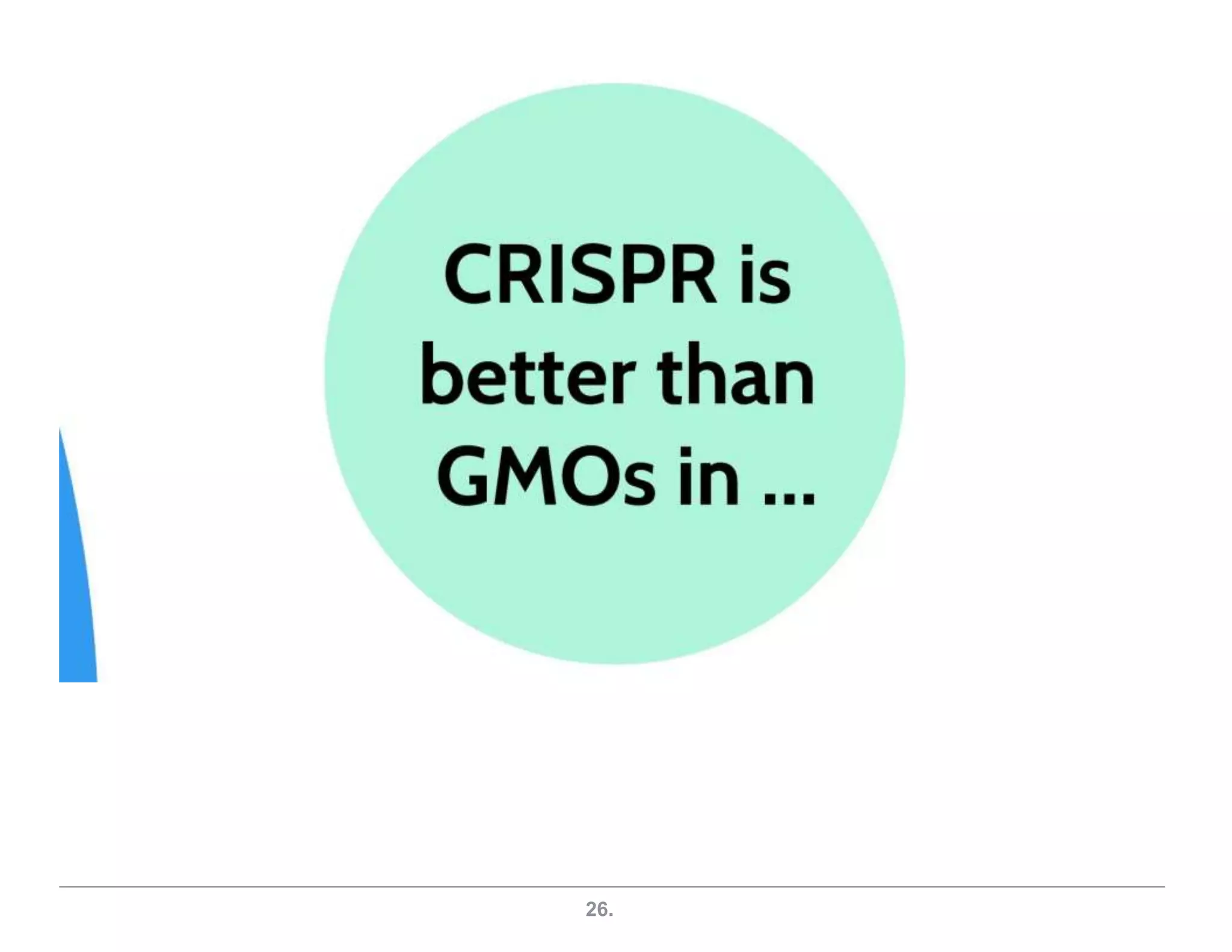 CRISPR- A tool for redefining the GMOs | PPT
