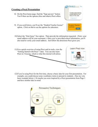 Prezi Tutorial | PDF