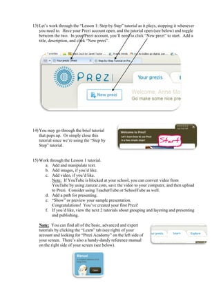 Prezi Tutorial | PDF