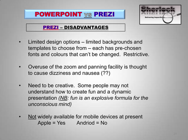 Prezi vs powerpoint final | PPT