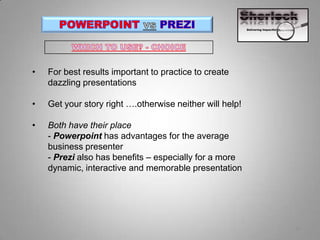 Prezi vs powerpoint final | PPT
