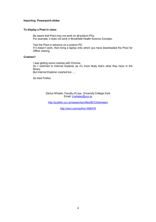 Prezi workshop handout 4 December 2012 | PDF | Web Development | Internet