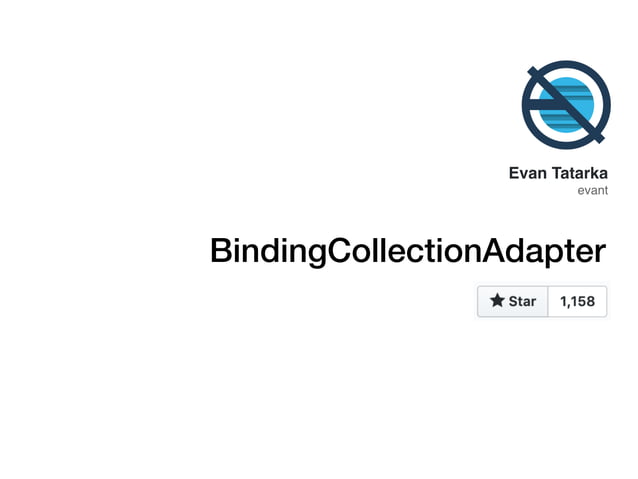 BindingCollectionAdapter | PPT