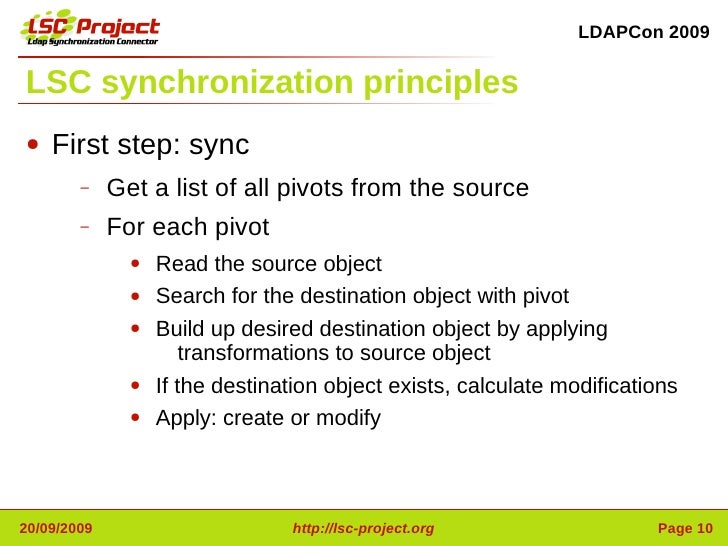 LDAP Synchronization Connector presentation at LDAPCon 2009