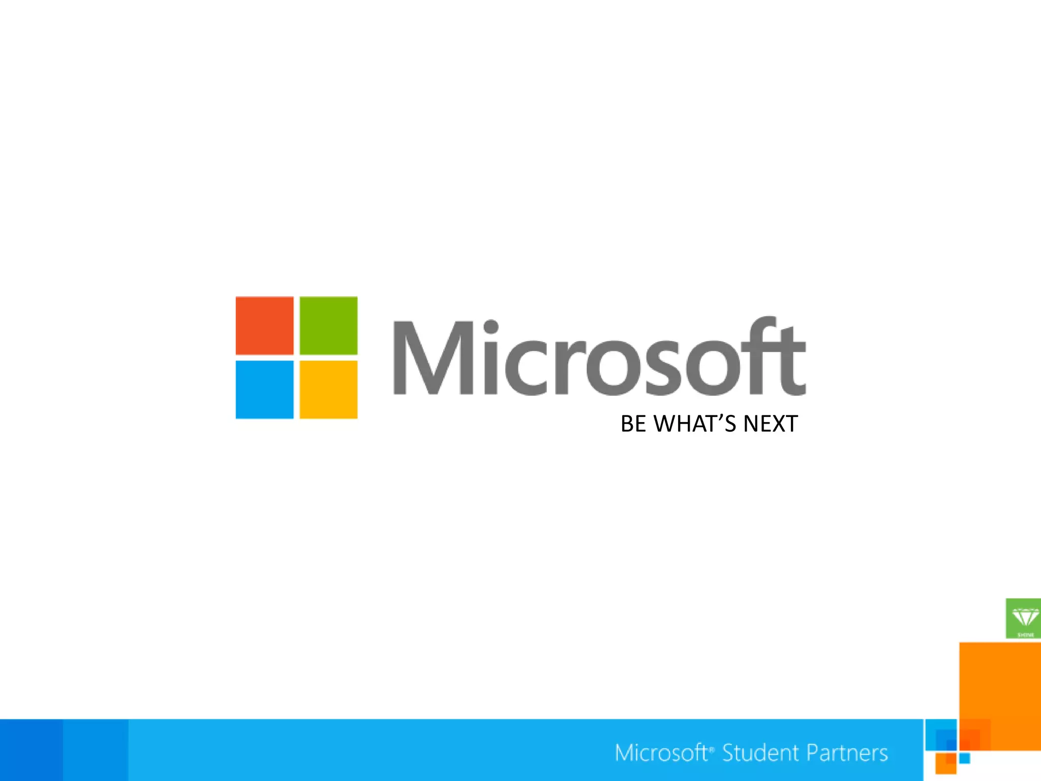 Microsoft Student Partner Program and Imagine Cup introduction | PPTX ...