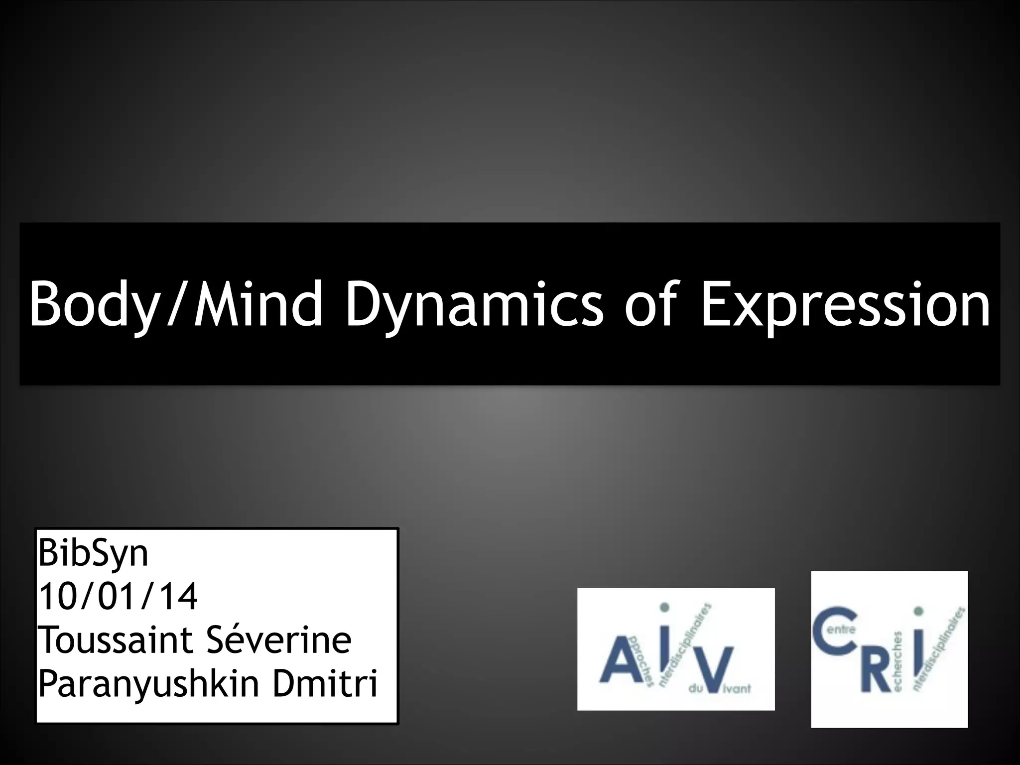Body-Mind-Environment Dynamics | PDF