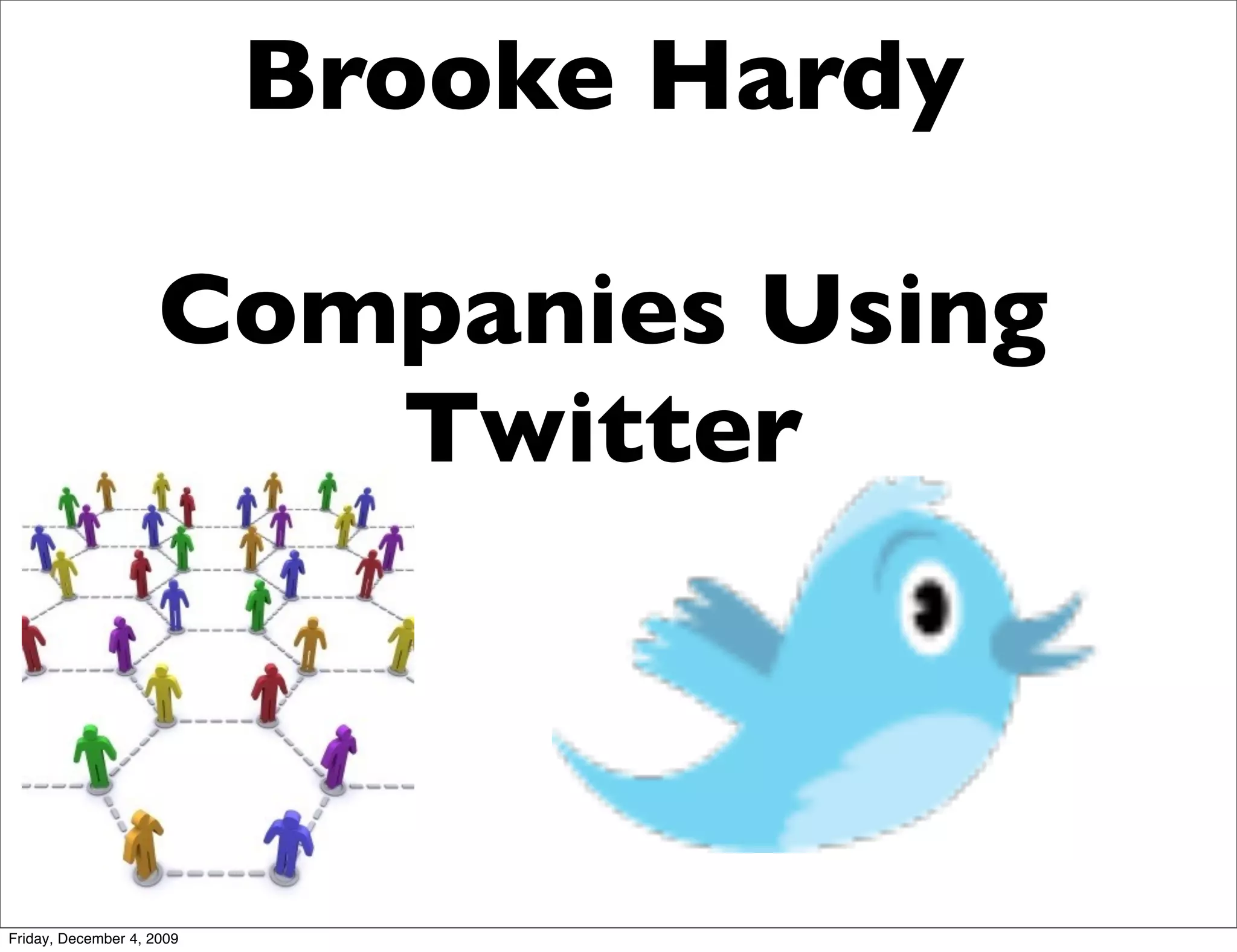 Brooke Hardy Twitter Presentation | PDF