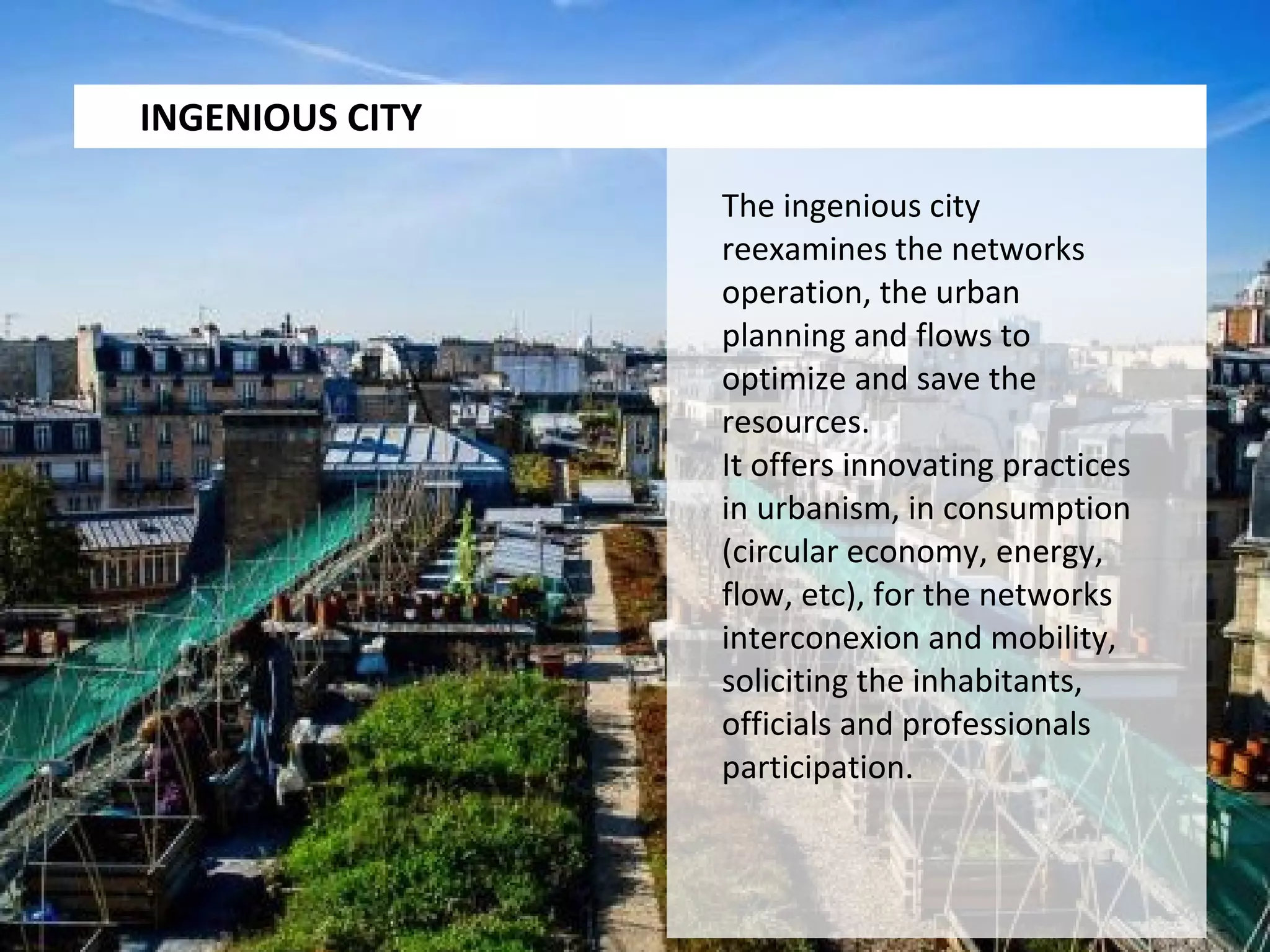 Paris smart and sustainable city plan - illustrated presentation | PPT
