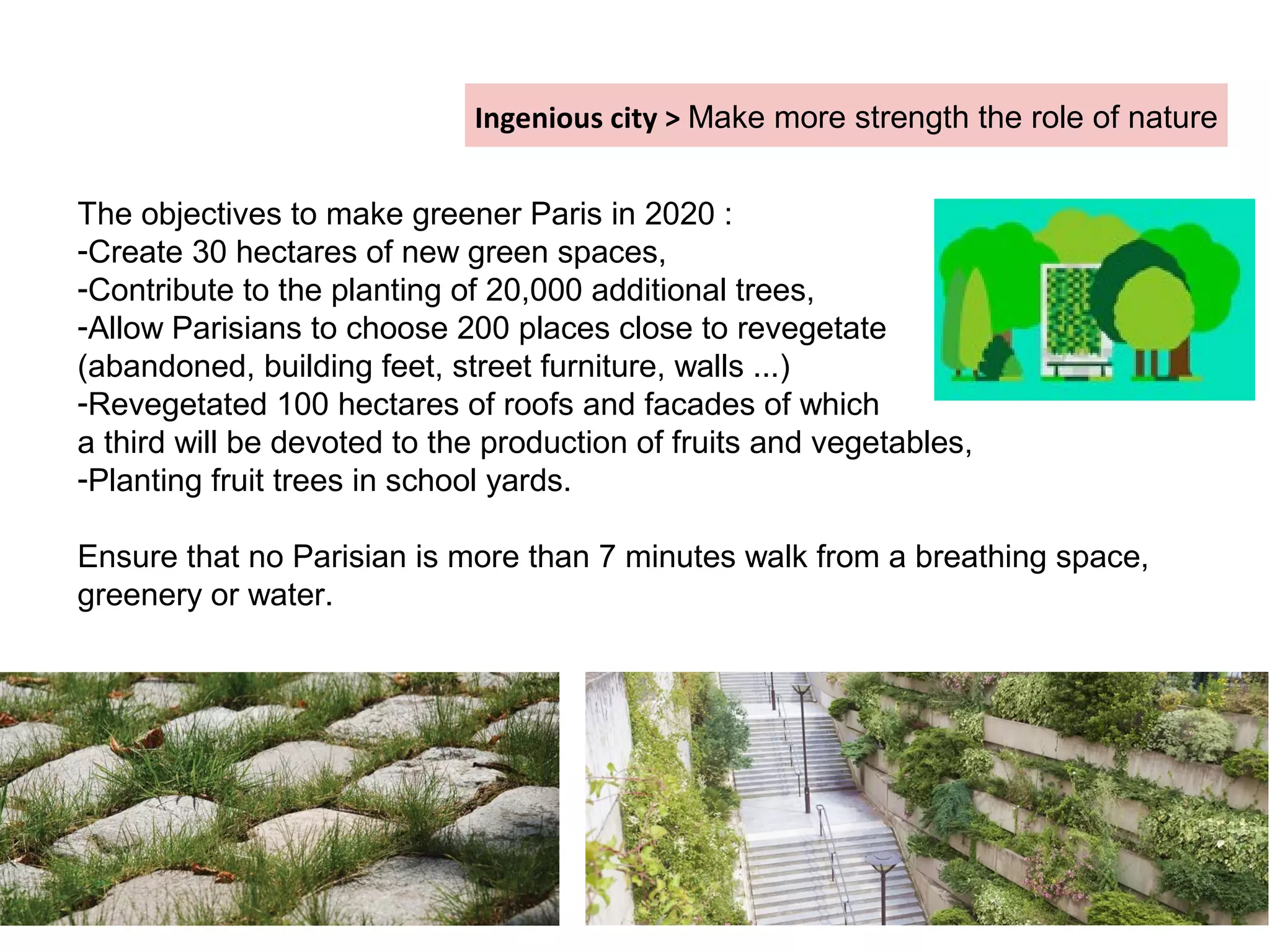 Paris smart and sustainable city plan - illustrated presentation | PPT