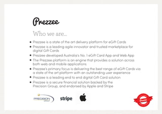 Prezzee 2017 introduction deck | PDF