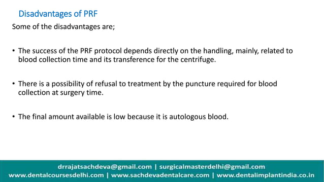 Platelet rich fibrin | Dental Implants with PRF | PRF In regenerative ...