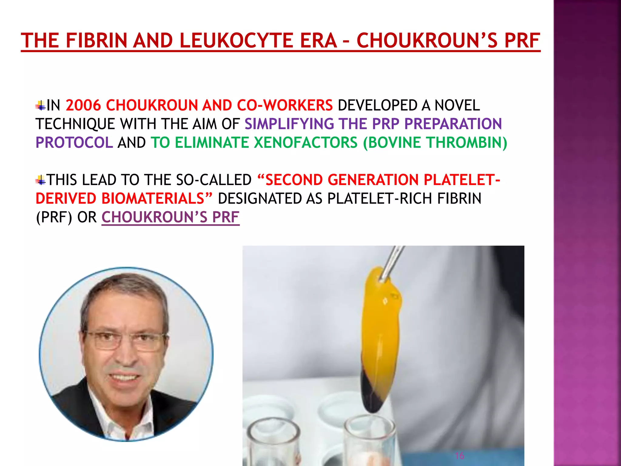 PLATELET RICH FIBRIN - ROLE IN PERIODONTICS | PPTX