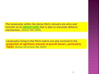 PLATELET RICH FIBRIN - ROLE IN PERIODONTICS | PPTX