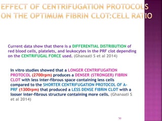 PLATELET RICH FIBRIN - ROLE IN PERIODONTICS | PPTX