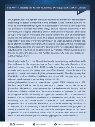 Review of “The Noble Academic and Patriot”, a biography of Prof ...