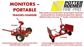 Potter Roemer Fire Pro Nozzle/Monitor Presentation | PPTX