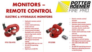 Potter Roemer Fire Pro Nozzle/Monitor Presentation | PPTX