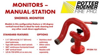 Potter Roemer Fire Pro Nozzle/Monitor Presentation | PPTX