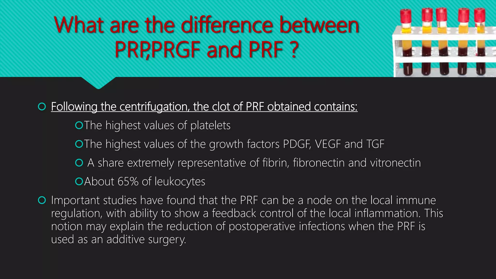 Platelet Rich Fibrin (PRF) in Dentistry | PPTX