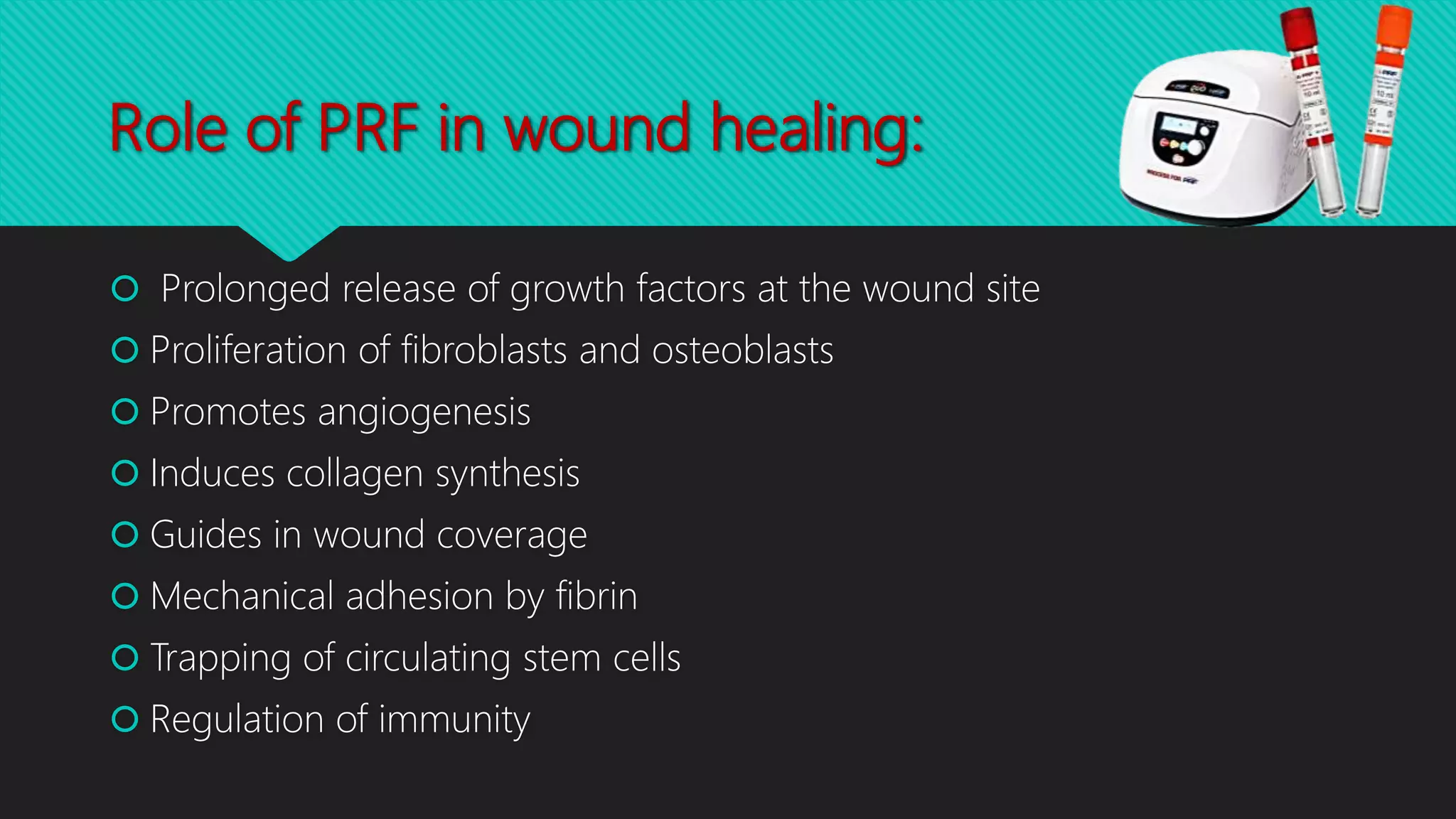 Platelet Rich Fibrin (PRF) in Dentistry | PPTX
